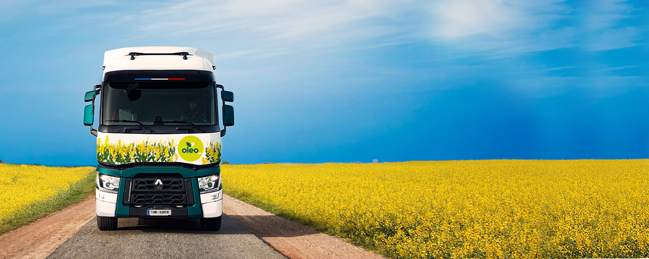 Camion biocarburant : Renault Trucks au B100, biodiesel 100% Colza
